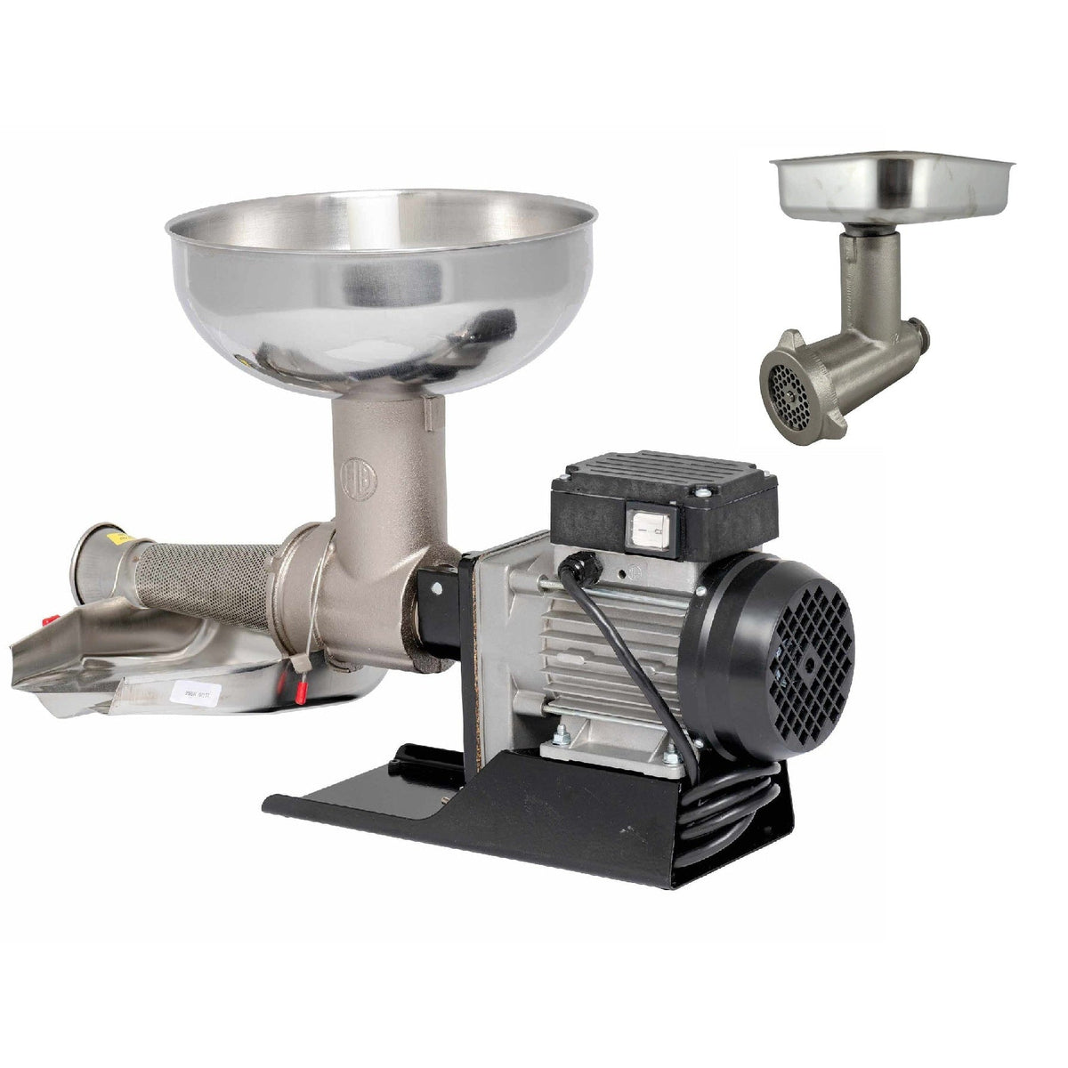 Fabio Leonardi MR0 1/2 HP SP5 Tomato Machine + #22 Grinder Attachment ...