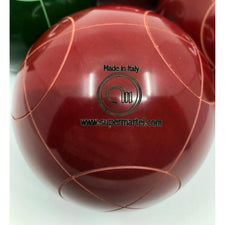 Made in Italy Super Martel Professional Bocce Ball Set 107mm, Tourname ...