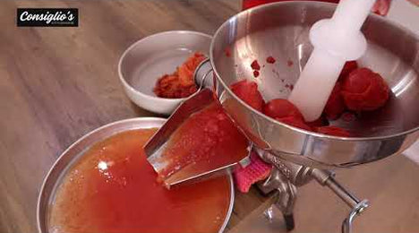 Fabio Leonardi Sp3 Manual Niploy Tomato Machine — Consiglio's Kitchenware